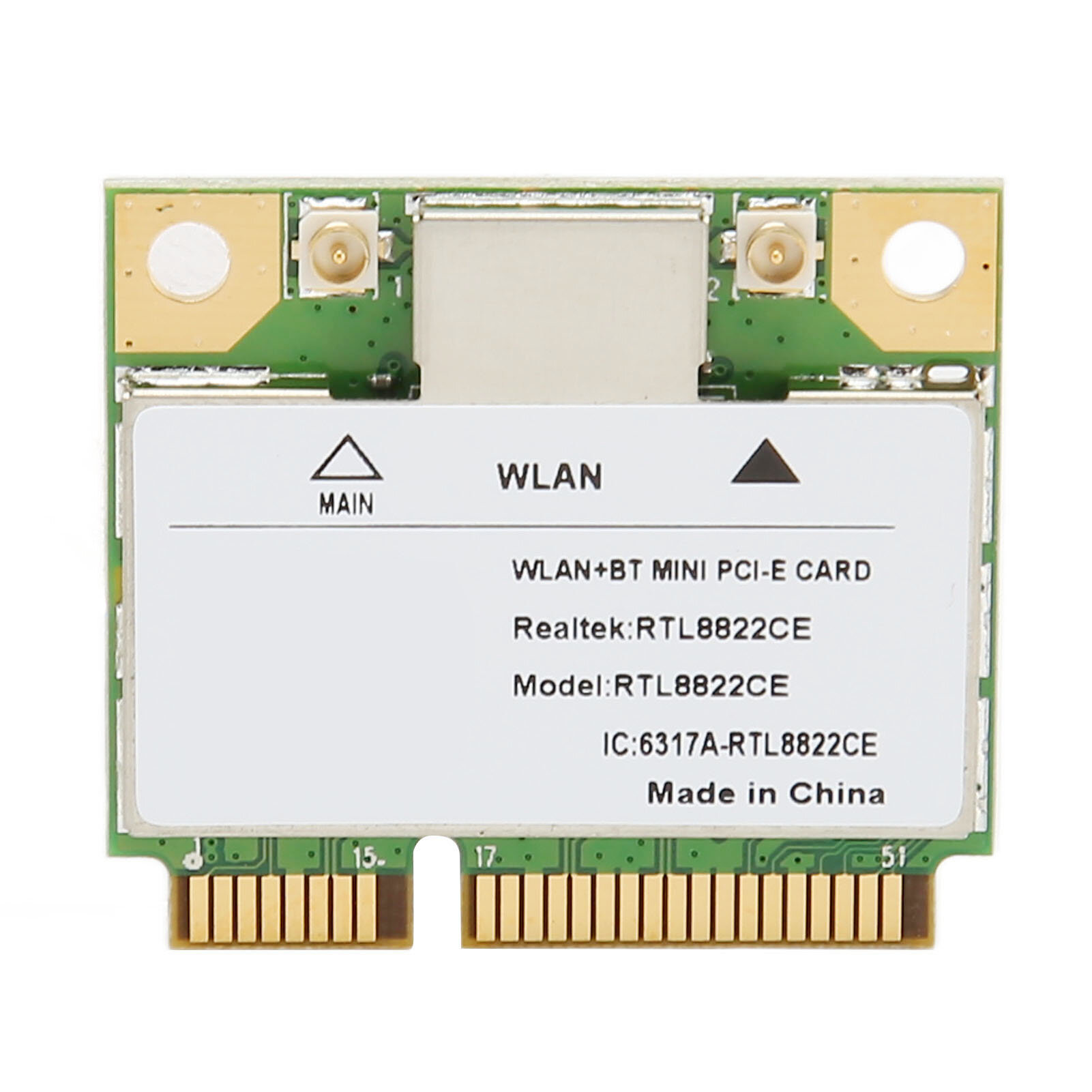 RTL8822CE Mini PCIe WiFi Card Gigabit 2.4G 5G Dual Band Bluetooth 5.1 Wireless Network