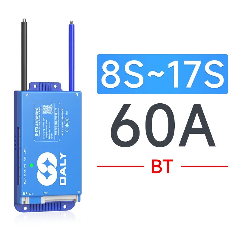DALY BMS 8-17S 60A BT с Bluetooth