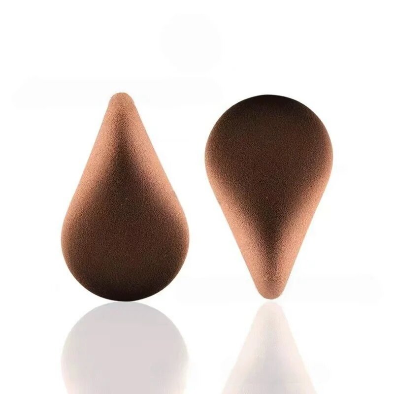Косметический спонж для макияжа Brown 2pcs