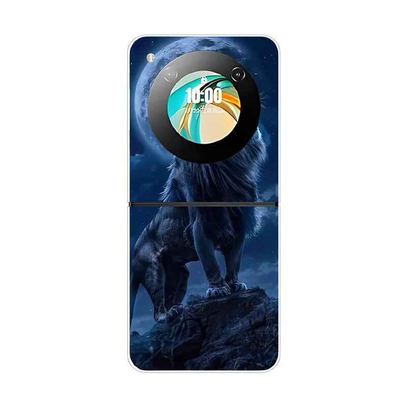 Для ZTE Nubia Flip Fashion 2025 Новый Стиль Пляжный Прозрачный Жесткий Складной Для ZTE Libero Flip 5G Nubia Flip 2 Чехол Fundas