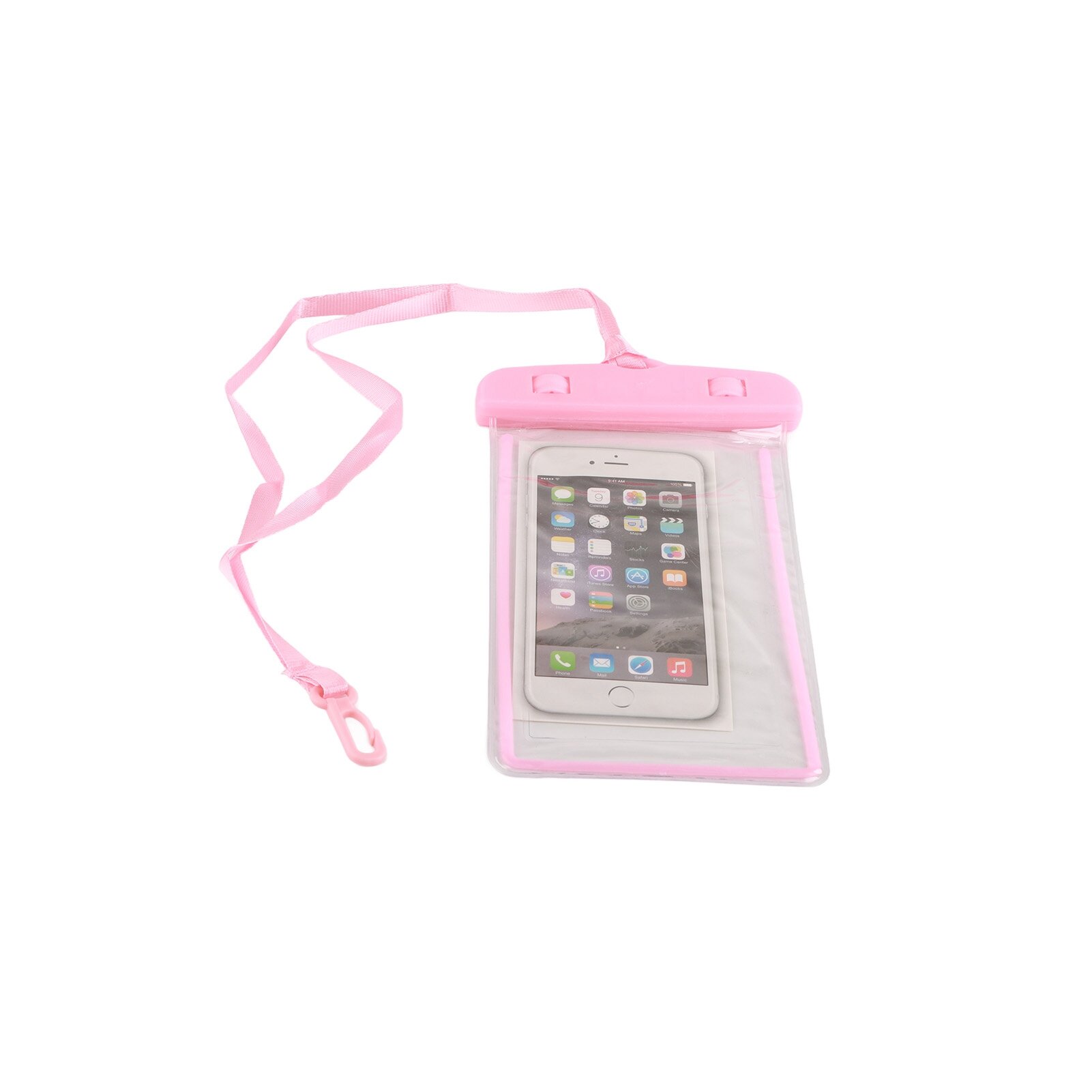 Водонепроницаемый чехол для мобильного телефона, универсальный водонепроницаемый чехол для телефона для подводного плавания, розовый светящийся