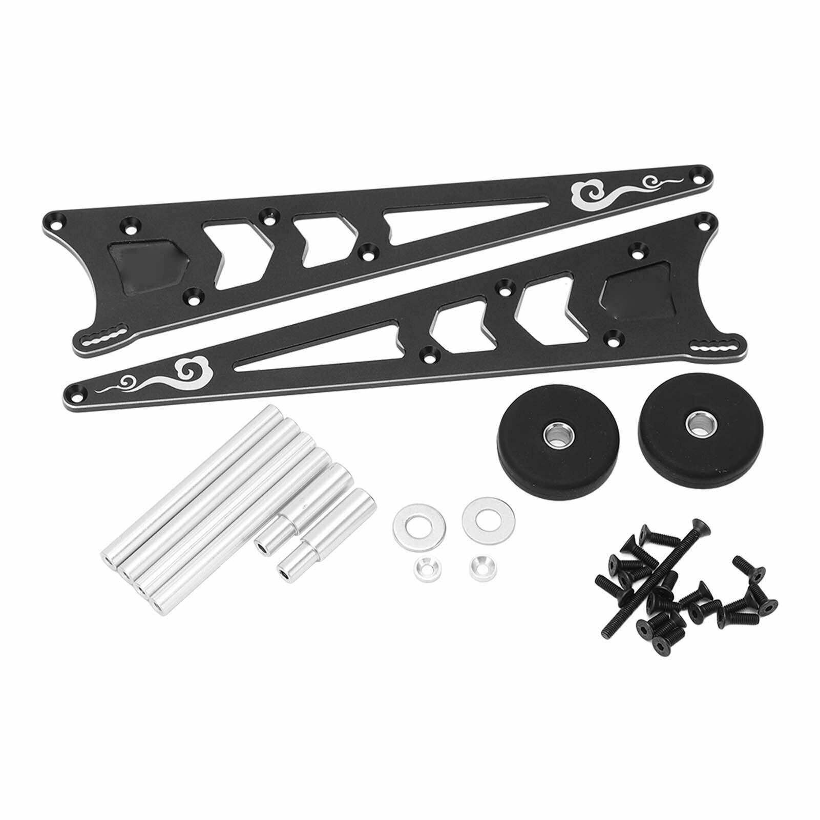 Регулируемый алюминиевый сплав Wheelie Bar для 1/10 Traxxas Slash 2WD радиоуправляемых автомобилей, прочный гоночный аксессуар Head Up Design