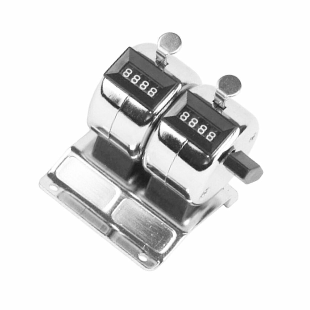 Ручной Счетчик Щелчков Из Нержавеющей Стали Ручной Механический Подсчетный Инструмент С Ручкой Сброса Для Спортивных Подсчетов Научных Исследований