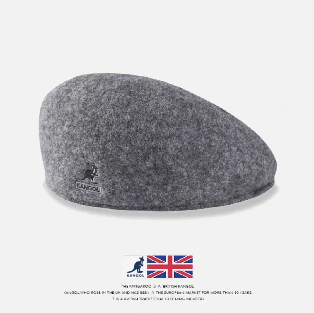 Берет Miili, шерсть, демисезонный, серый , унисекс, размер M（56-58cm）