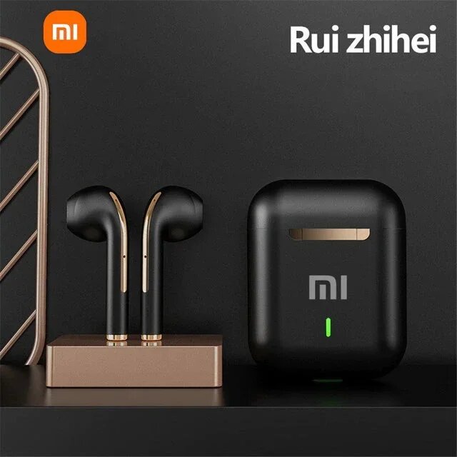 Беспроводные наушники Xiaomi J18, Hi-Fi стерео наушники-вкладыши с микрофоном, Bluetooth Touch, водонепроницаемые, с шумоподавлением, различные наушники, Black