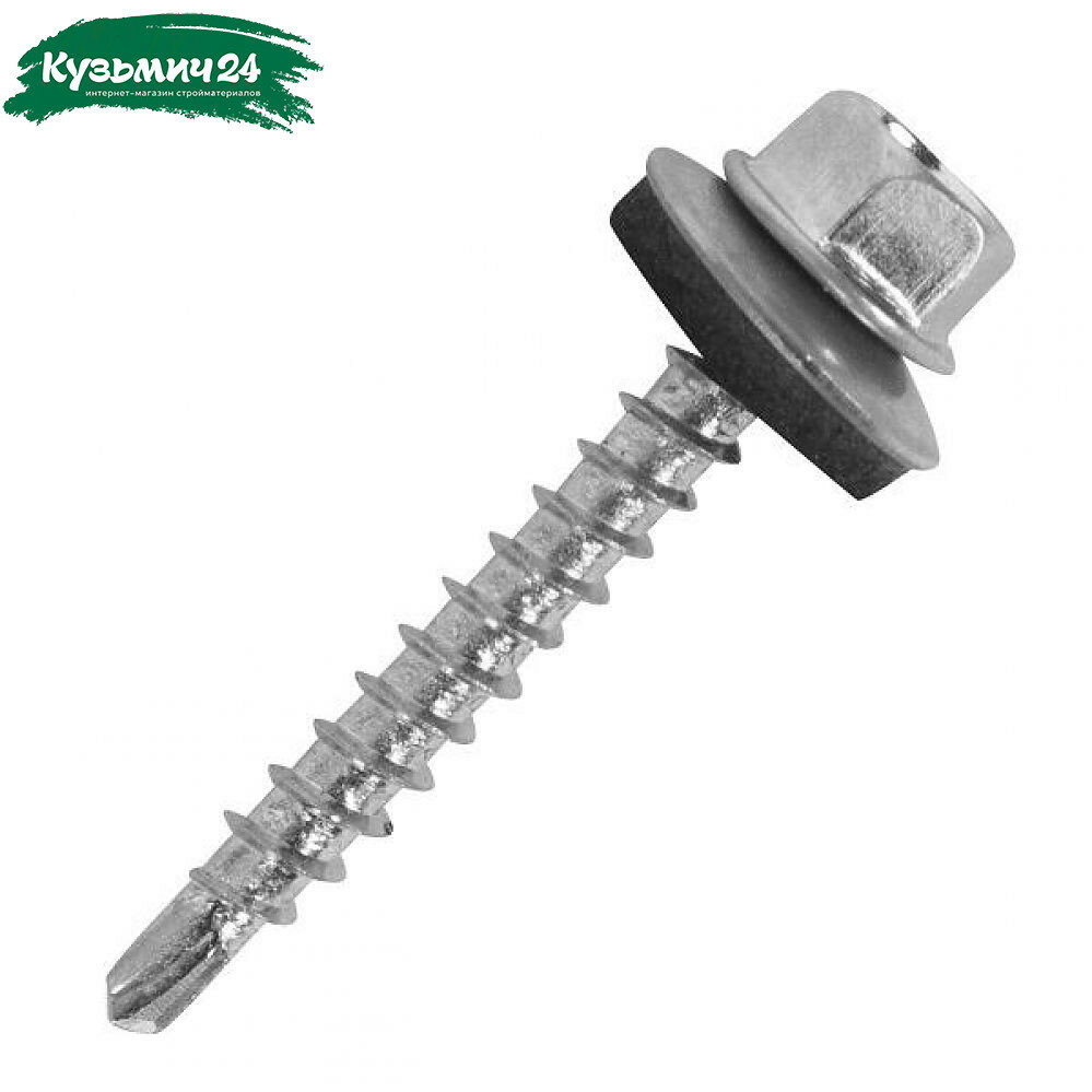 Саморез кровельный оцинкованный 6.3х51 мм