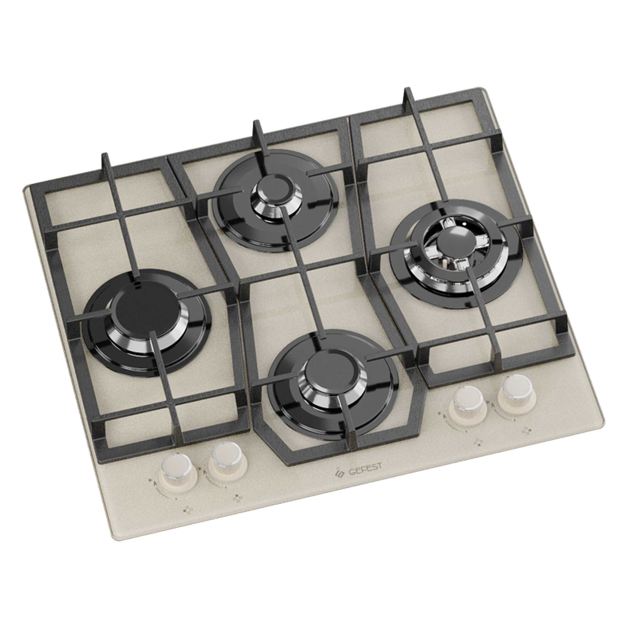 Панель варочная газовая Gefest ПВГ 2231-10 В81, бежевая