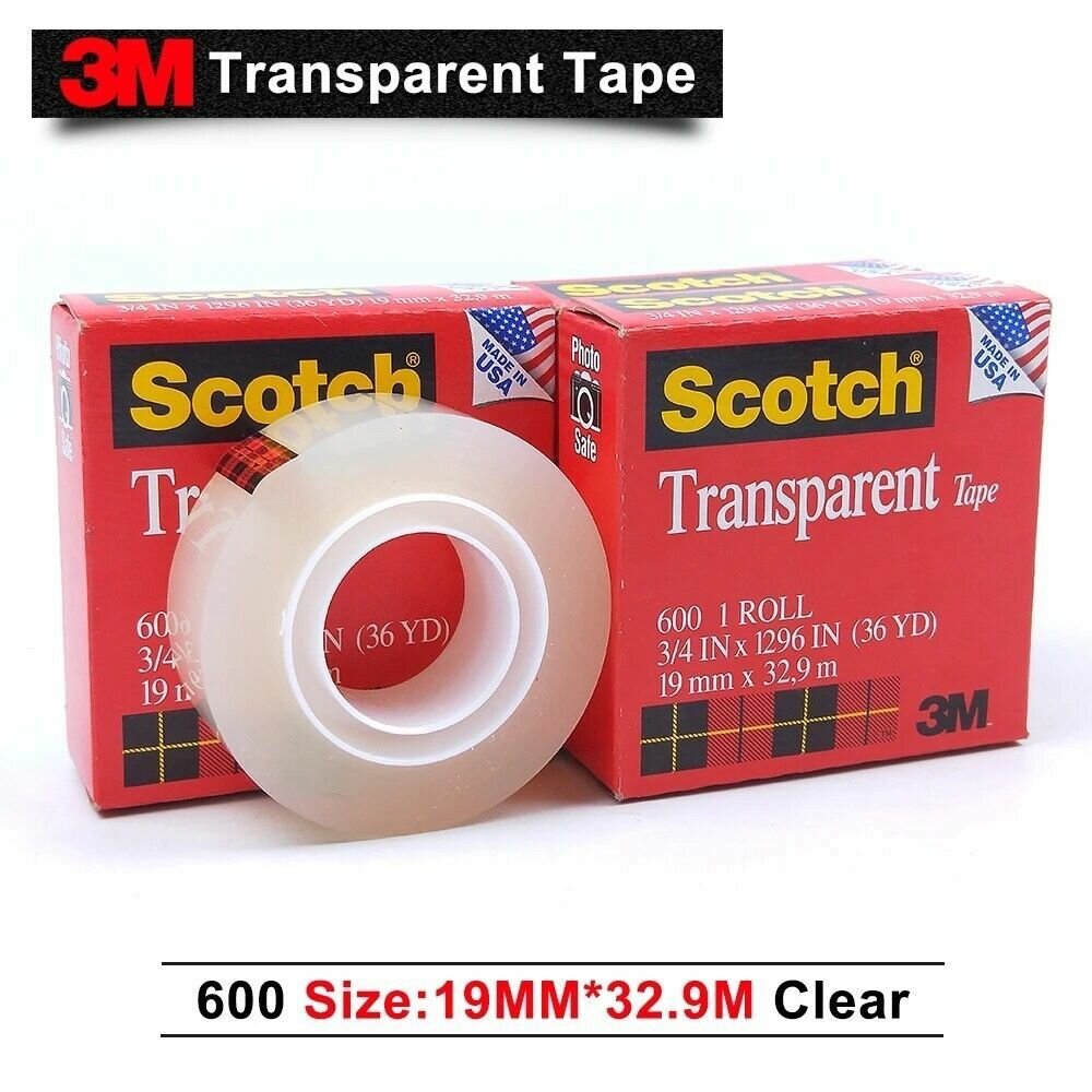 Клейкая лента 3M Scotch 600 19 мм х 33 м