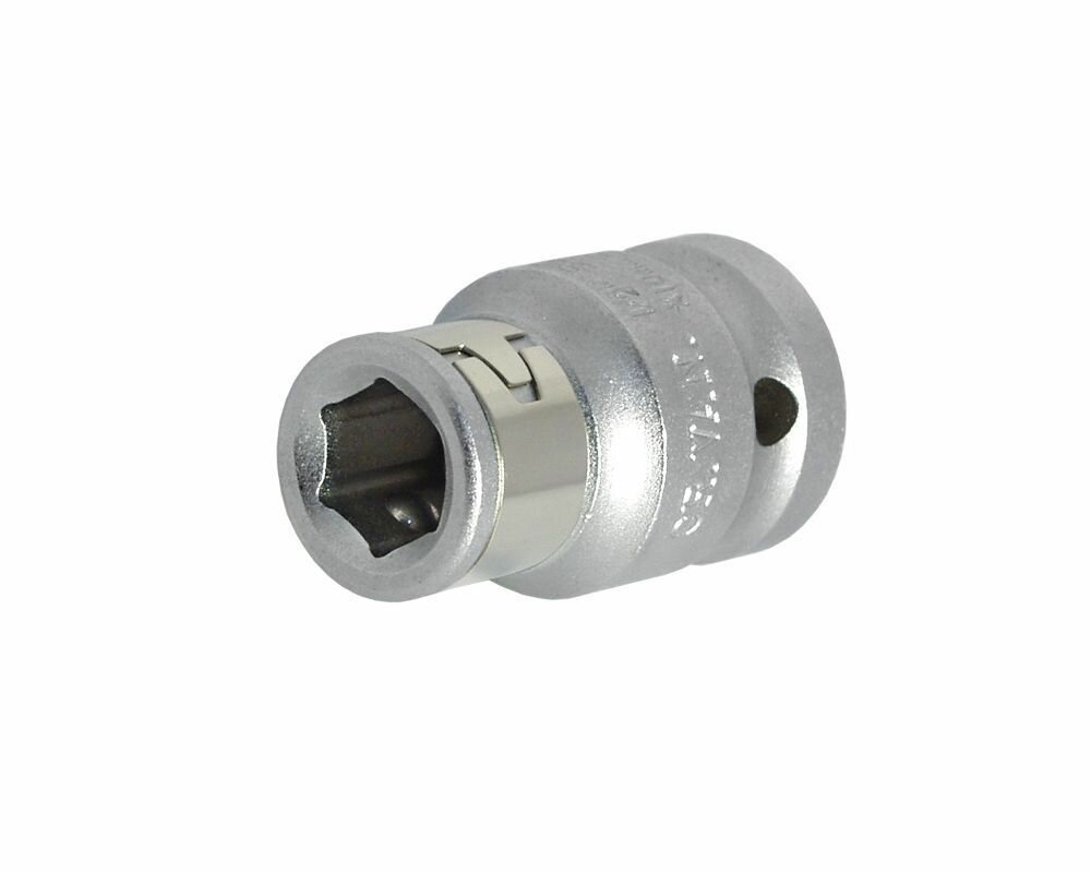Держатель головка (адаптер) для битов, насадок, вставок 10 мм под квадрат 1/2" дюйма AIST 46310 переходник на биту шестигранник 10мм