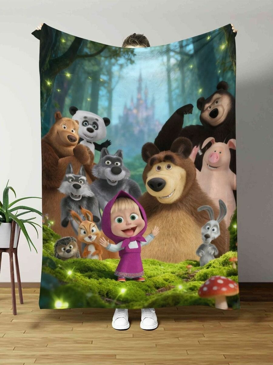 Плед мягкий, Фланель, Мягкий и уютный, плед детский 100*70