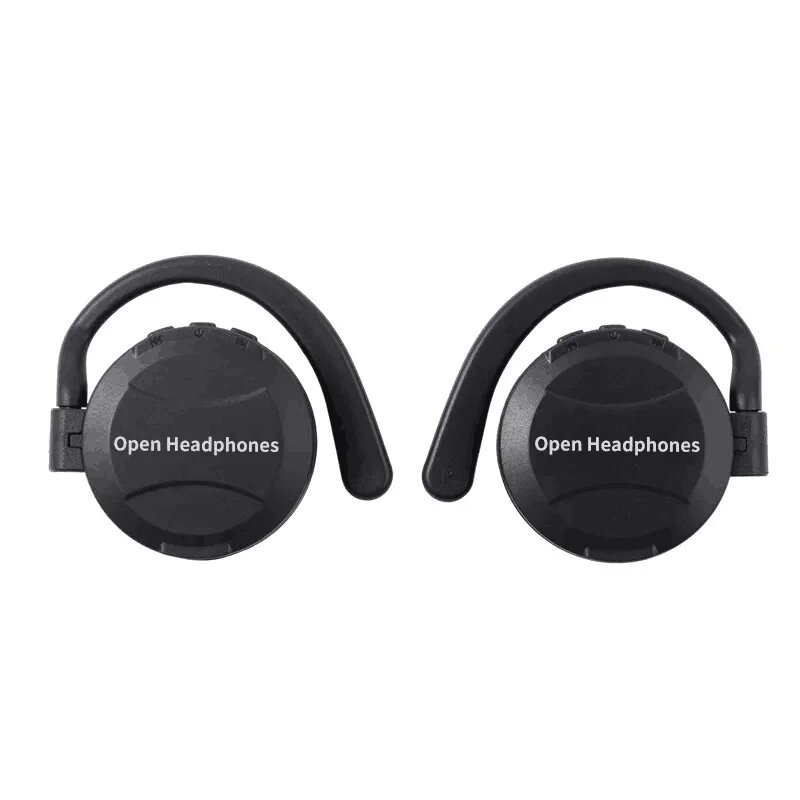 Открытые наушники K6 черные Bluetooth