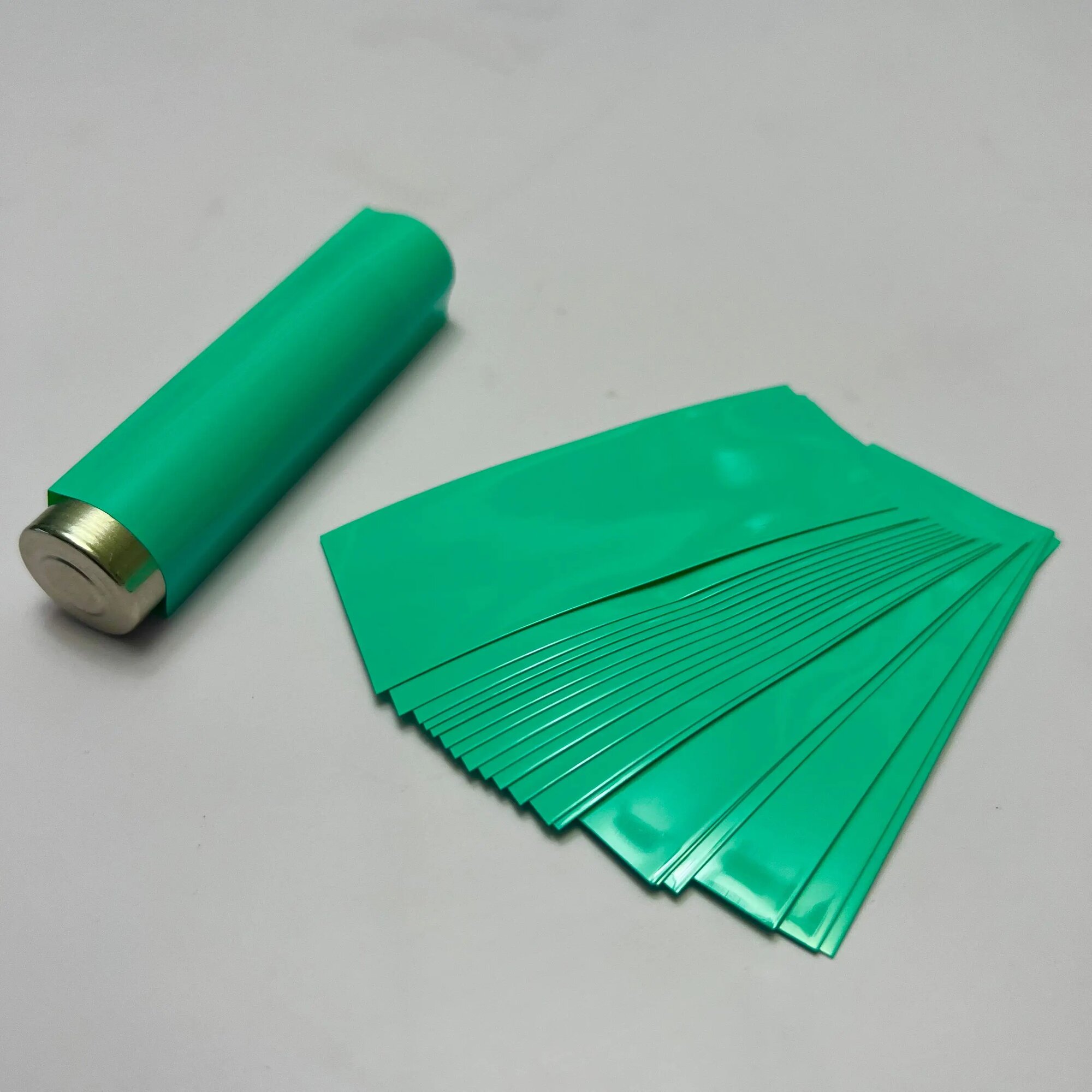 Термоусадочные трубки ПВХ для аккумуляторов 18650 Зеленый, 100Pcs Dark green