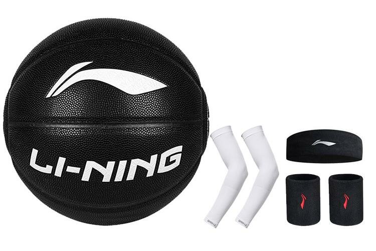 Мяч для водного поло унисекс LINING Badfive PU черный, размер 7