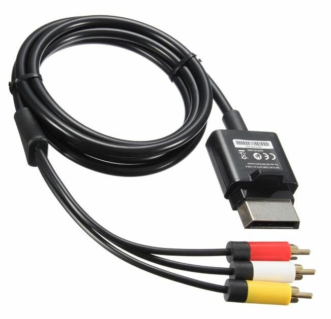 Аудио и видео/AV RCA кабель для Xbox 360 композитный. Товар уцененный