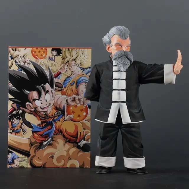 Джеки Чан Мастер Роши Dragon BallZ Китайский Кунг-фу Укун 10,23 дюйма/26 см Боевые искусства Фигурка ПВХ может двигаться Украшения Игрушки Подарки