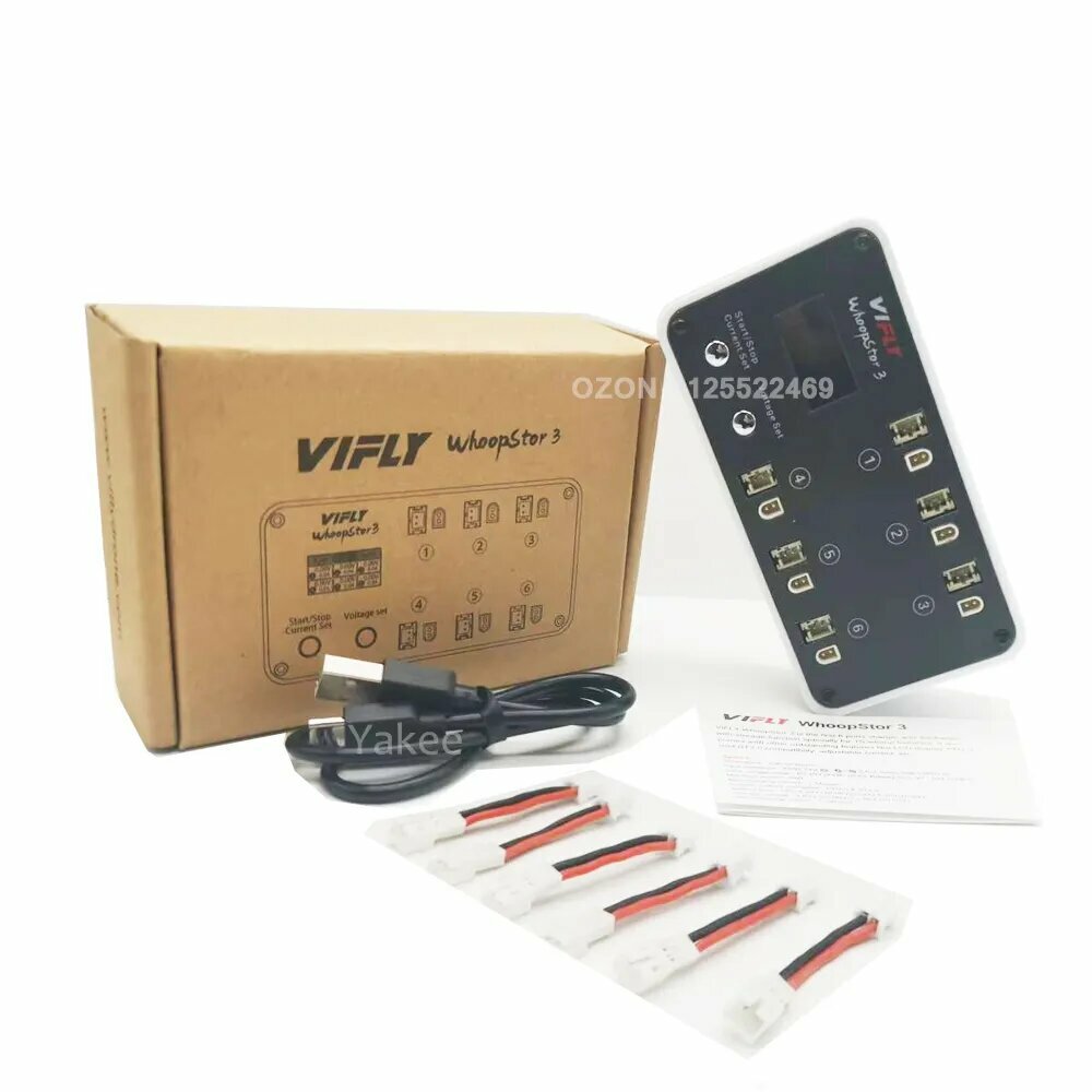 VIFLY WhoopStor V3 1S зарядное устройство разрядка хранение ЖК-дисплей TYPE-C