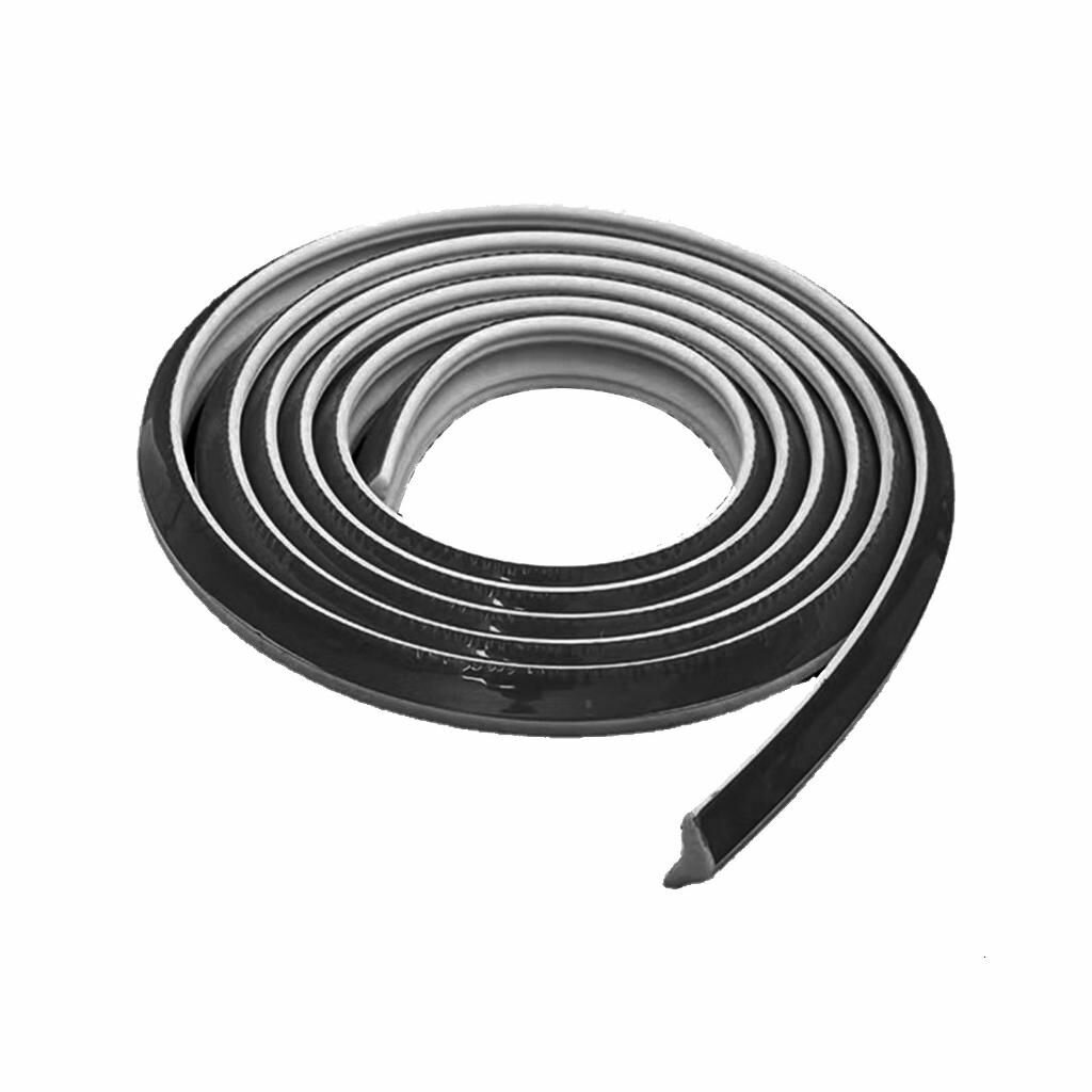 Угловой молдинг для стен 5м, Черный - Средний