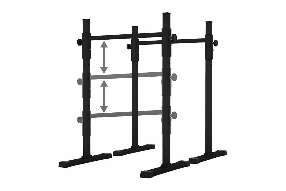 Напольные брусья BARFITS "New AGe", антискользящее покрытие, черный цвет