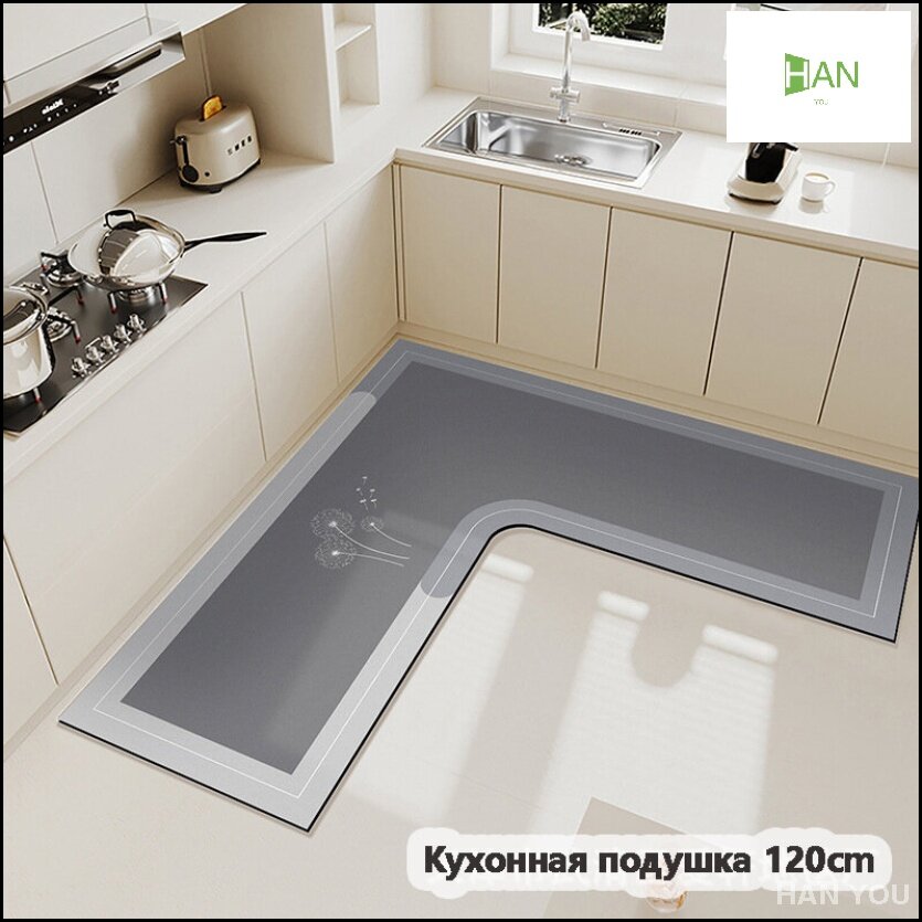 Эксклюзивные впитывающие покрытия 120x120x45 см для безопасной кухни