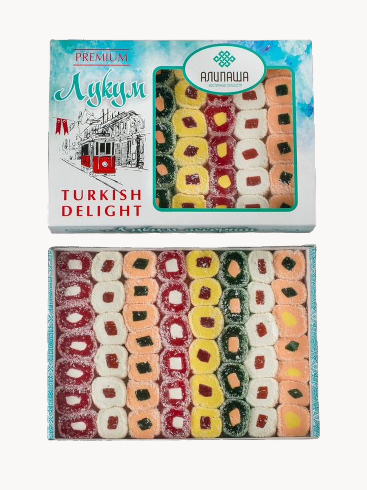 Рахат лукум турецкий 1кг подарочный набор "Ассорти фруктовая сарма с орехами"восточные сладости 1000гр