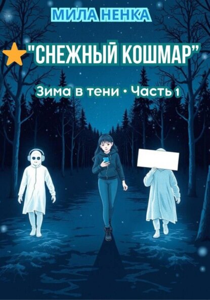 Снежный кошмар: подростковая раскраска «Зима в тени». Часть 1 [Цифровая книга]
