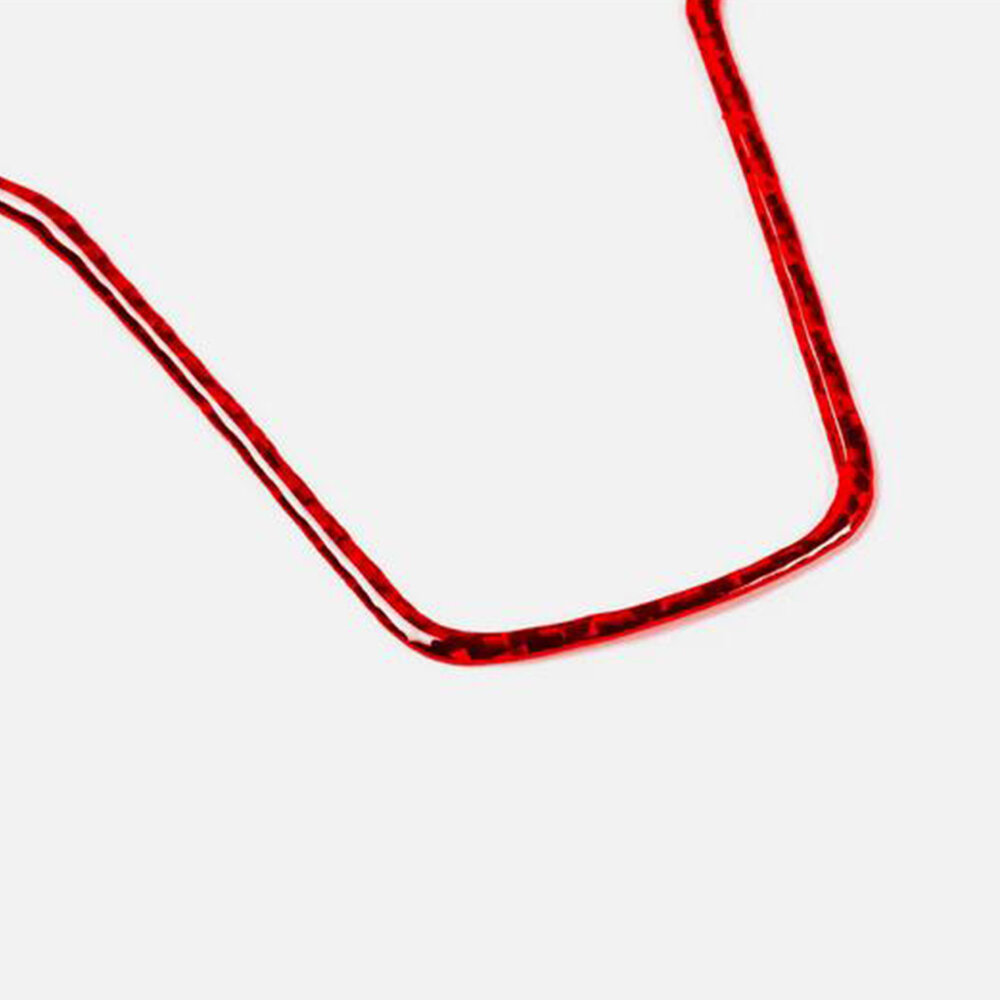 Накладка на рулевую колонку из карбонового волокна для интерьера Tesla Model Y/3