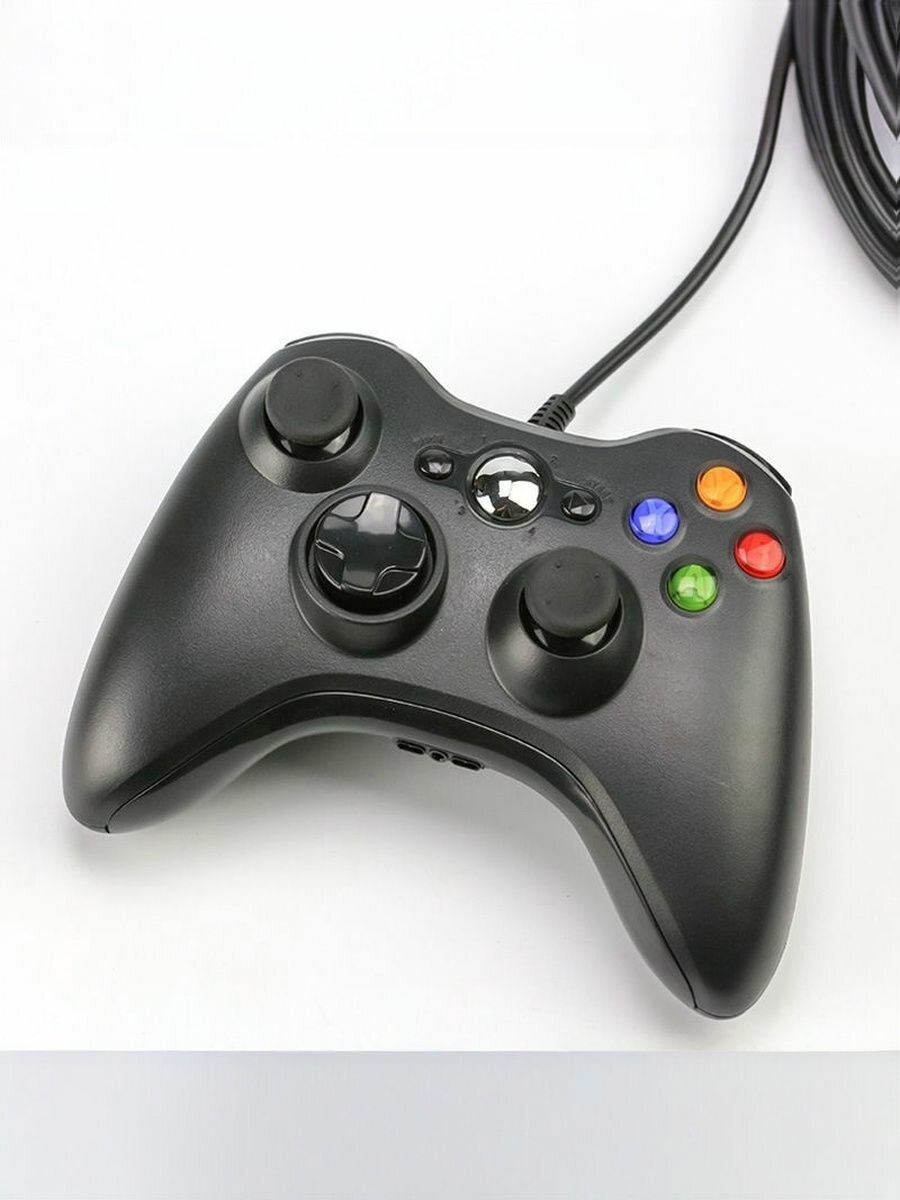 Геймпад для игровой приставки Xbox 360 и ПК (Windows) / Джойстик проводной