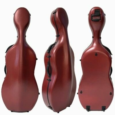 Коробка для виолончели, сверхлегкая коробка для виолончели из углеродного волокна 4/4, водонепроницаемая и устойчивая к давлению авиационная доставка