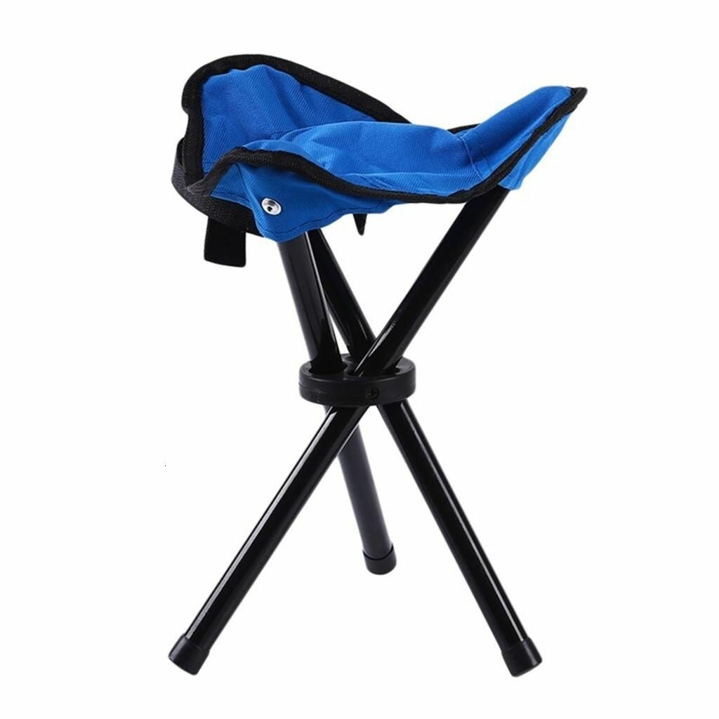 Складной садовый стул-тренога, Синий