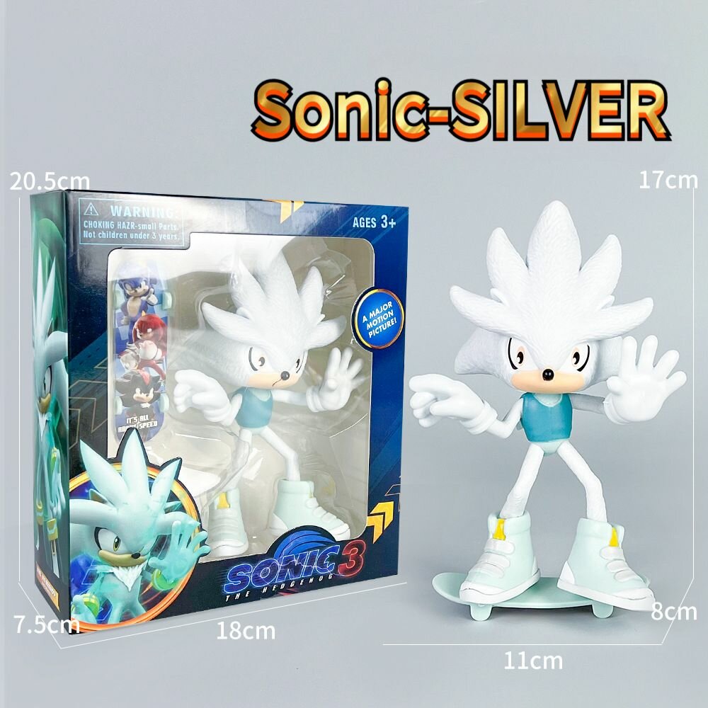 Sonic Super Sonic мышь летающая фигурка аниме кукла модная игрушка