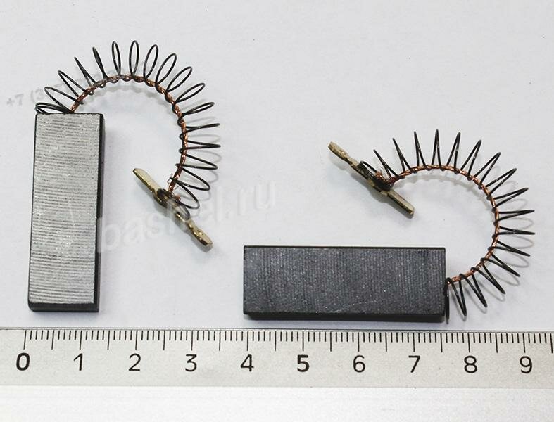 Щетки угольные СМА 5x12,5x36 комплект с пружиной (Кат.441 AEZ) Bosch, Indesit, Ariston, Ardo, Zanussi