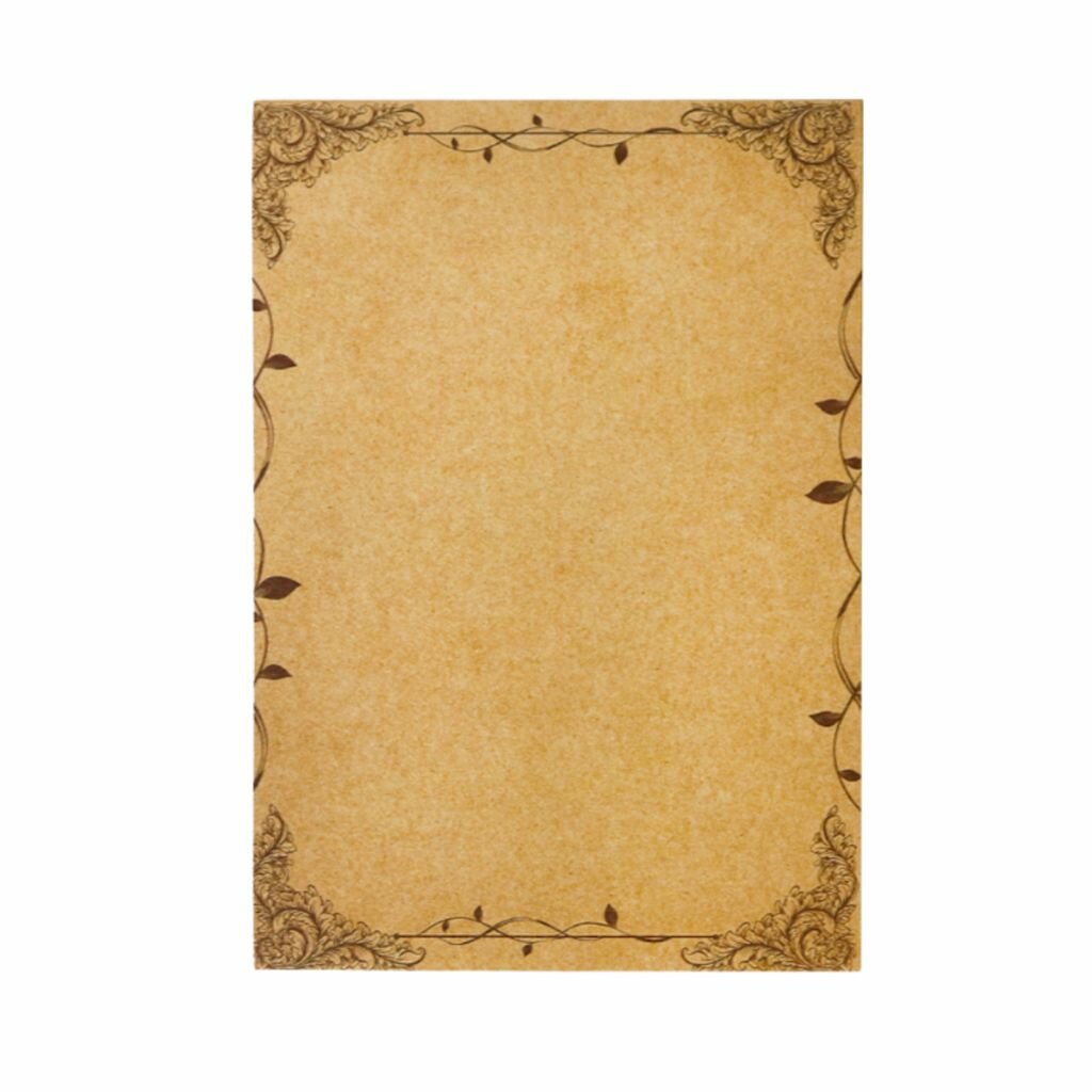 1 комплект из 8 листов креативной европейской кружевной крафт-бумаги формата А5, бумага для писем-стиль 1