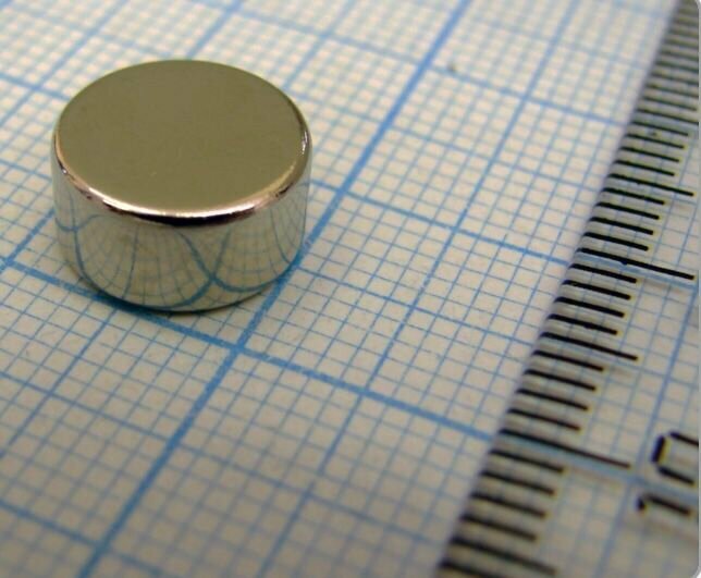 Неодимовый магнитный диск D10x5 мм (100шт)