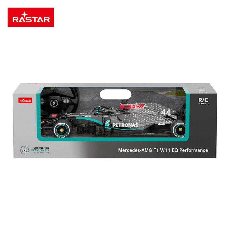 RASTAR/Xinghui 1:12 Mercedes-Benz F1 Formula Racing Электрический игрушечный автомобиль с дистанционным управлением и зарядкой