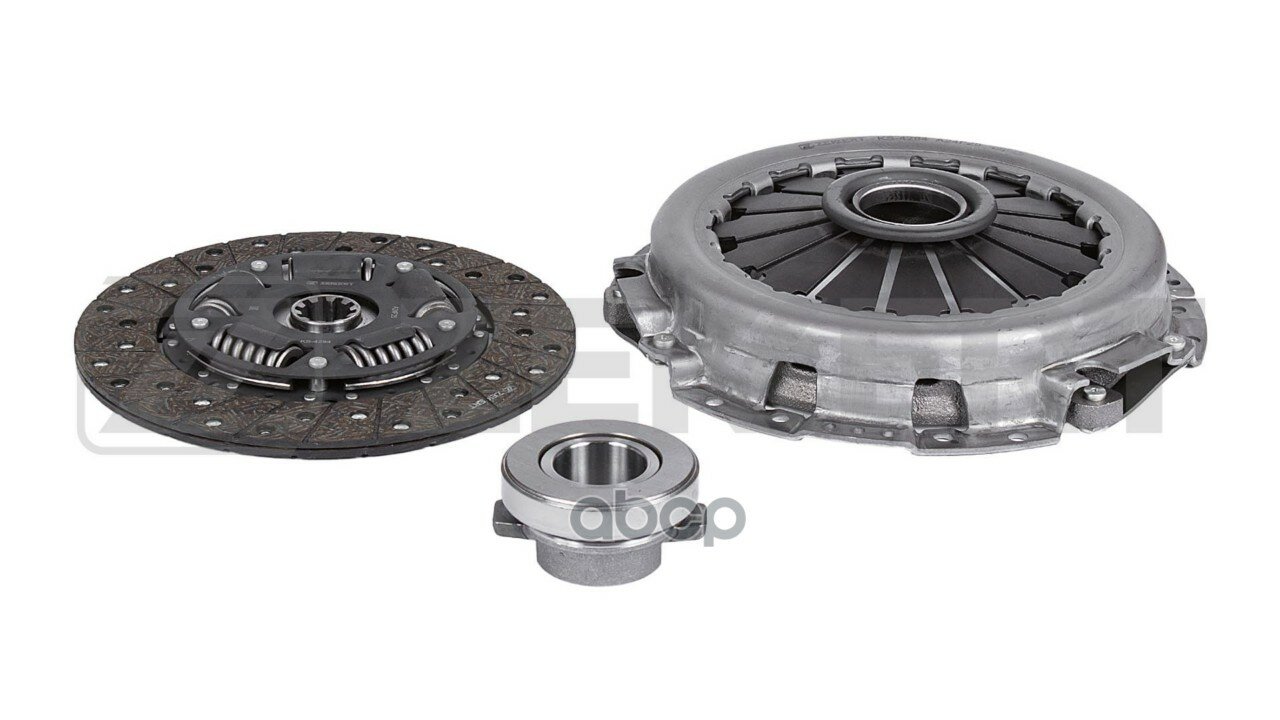 Комплект сцепления с подшипником GAZ Gazelle (3302 3221 2705) 93- Volga (3110 31022/23) 93- Zekkert арт. ks-4294