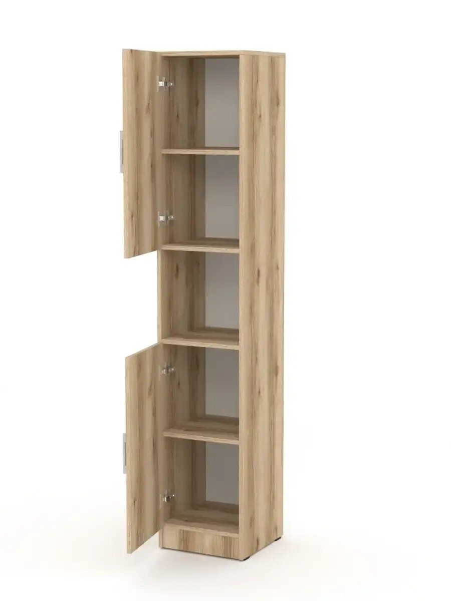 Шкаф пенал FRESTER напольный с дверками высокий для одежды ванной, от производителя