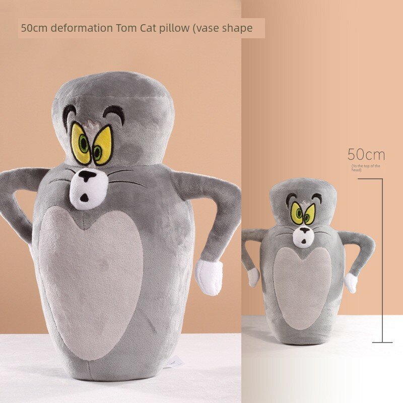 Аутентичная подушка Том и Джерри, диванная подушка для гостиной, плюшевая игрушка, забавная деформация, забавная кукла,