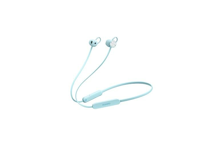 Bluetooth-наушники HUAWEI Freelace Vivid Edition, mint blue, великолепное динамическое звучание