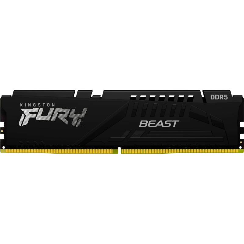 Оперативная память Kingston 16 ГБ DDR5, 6000 MT/s, CL30, FURY Beast Black EXPO, KF560C30BBE-16 KF560C30BBE-16