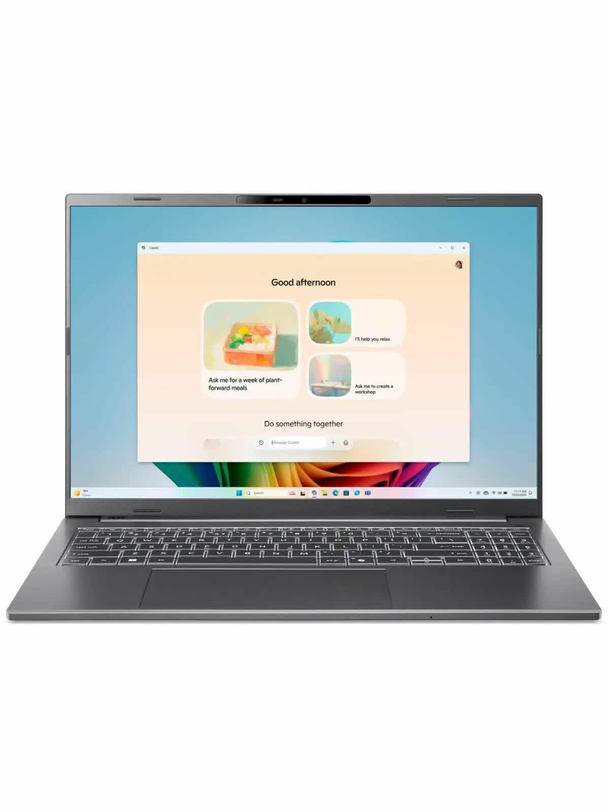 Ноутбук Acer Aspire 16 AI A16-61M-R4BE серый (NX. JLLCD.005)