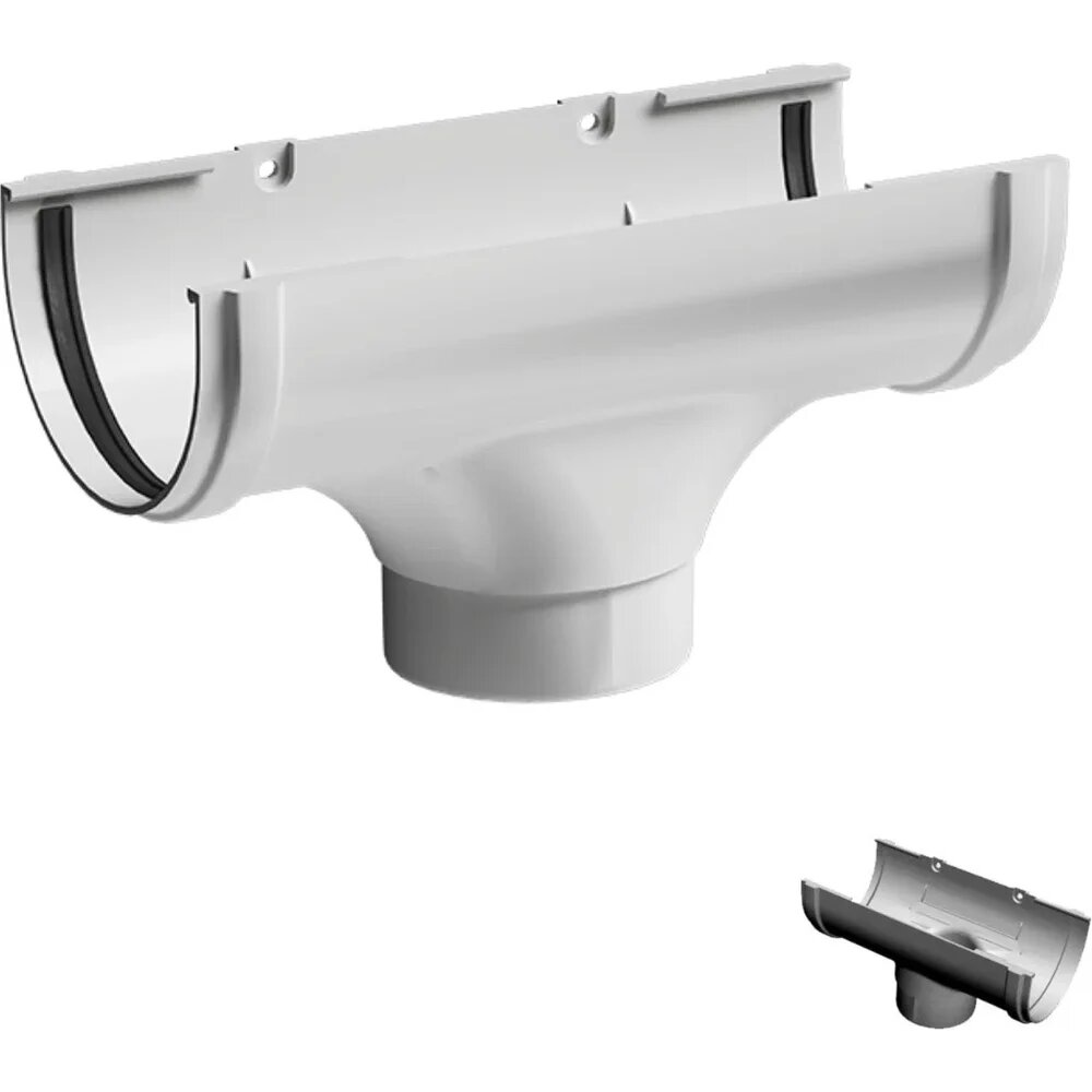 Воронка Docke STANDARD 120 мм Белый из ПВХ, круглая форма, прочные стенки, применение для подачи жидкостей — фото 1