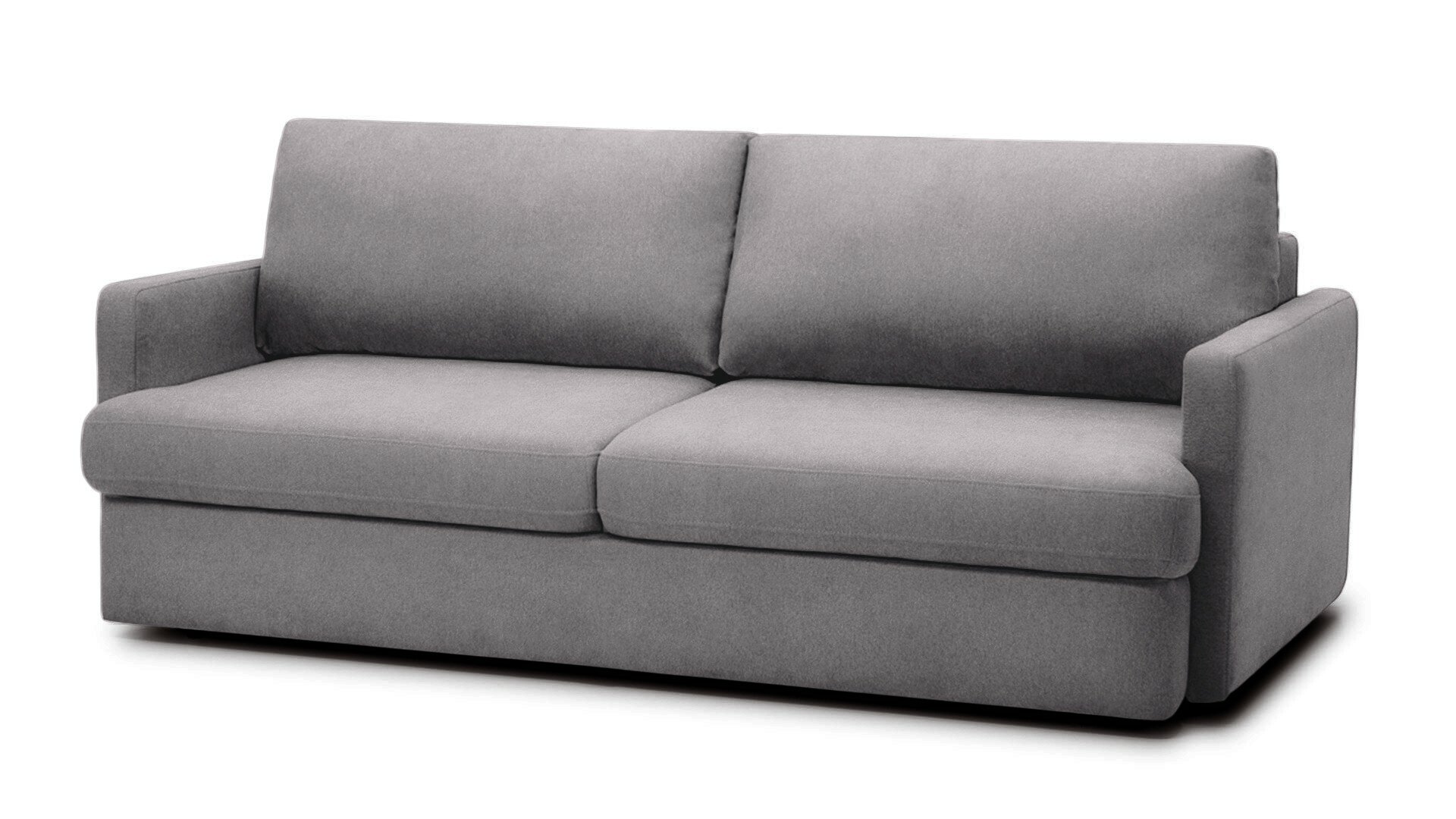 Диван Стелф ЭКО Velutto 19 NOW 210x109x90 см, серый Велютто, еврокнижка Дом мебели для вас