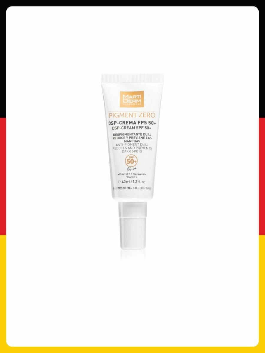 Крем для ухода за кожей Martiderm Pigment Zero DSP-Cream Day Cream for Pigment Spots SPF 50, 40 мл