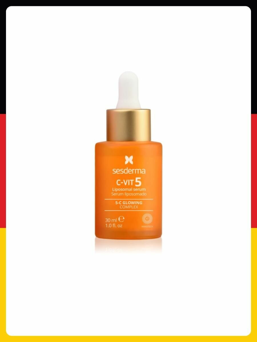 Сыворотка для ухода за кожей Sesderma C-Vit 5 Liposomal Serum Liposome serum for facial skin rejuvenation, 30 мл