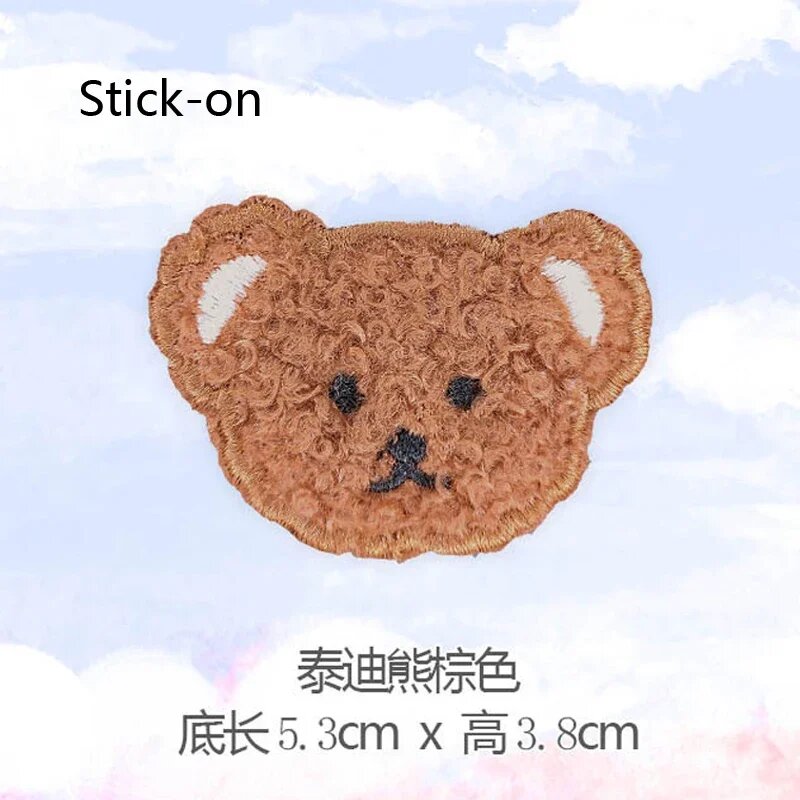 Нашивки с пандами для одежды M44-Bear stick-on