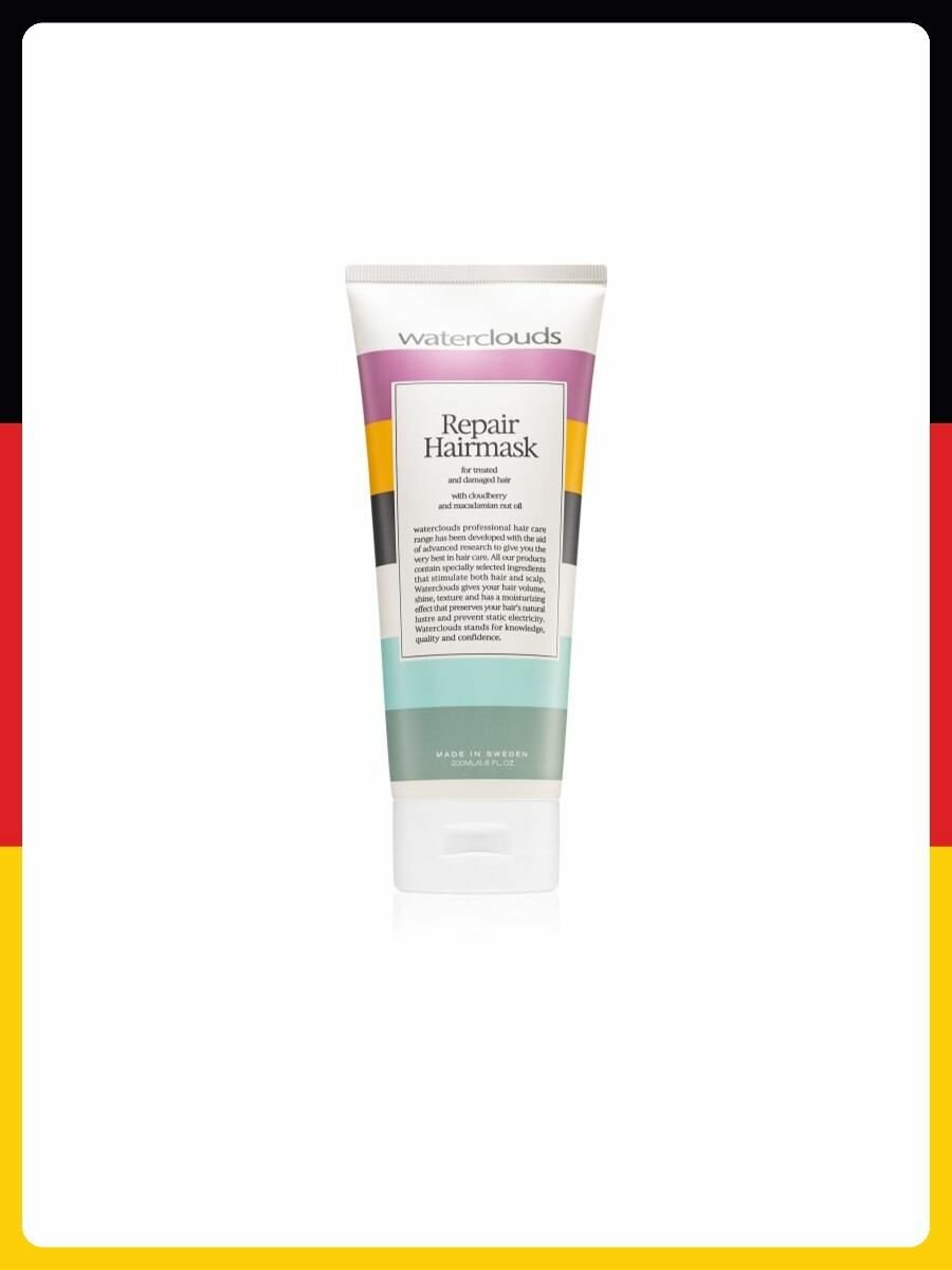 Маска для волос Waterclouds Repair Hairmask regenerating and moisturizing mask for hair, 200 мл