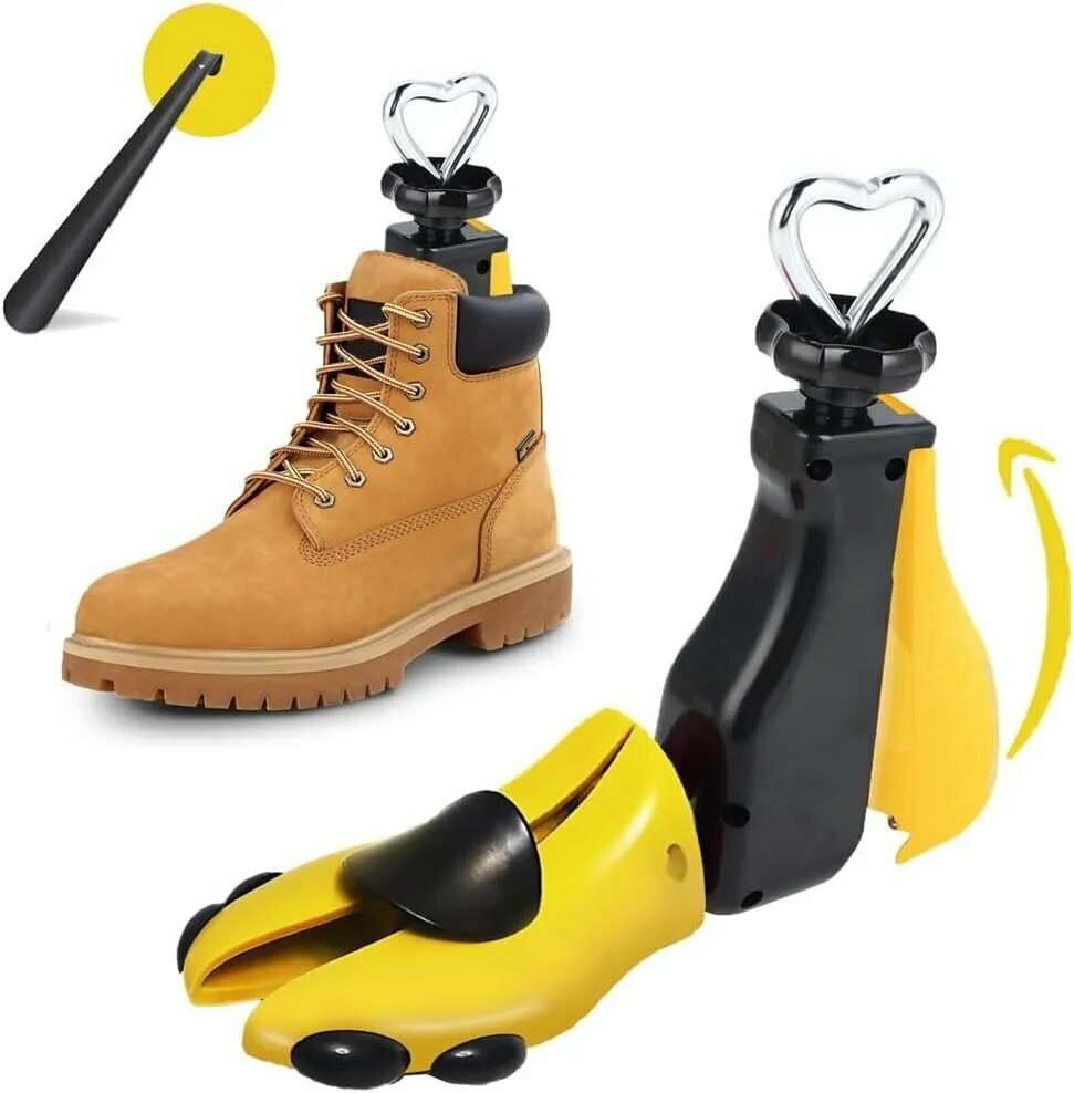 Колодки для обуви , Расширитель для обуви Martin boot,2шт, Желтый средний 38-44