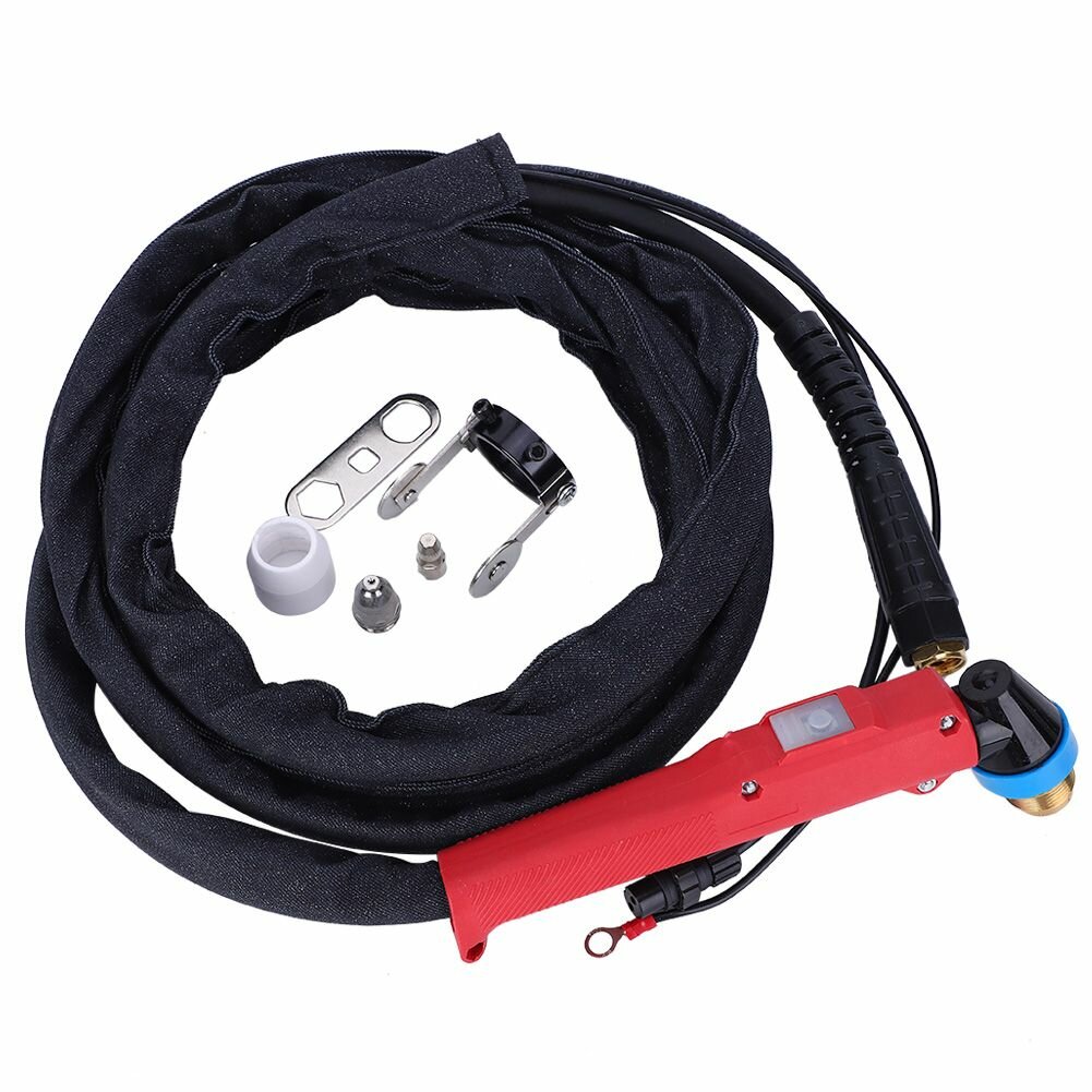 Резак-инвертор с плазменным горелкой P80 80A, 4 м кабель, легкий запуск дуги HF