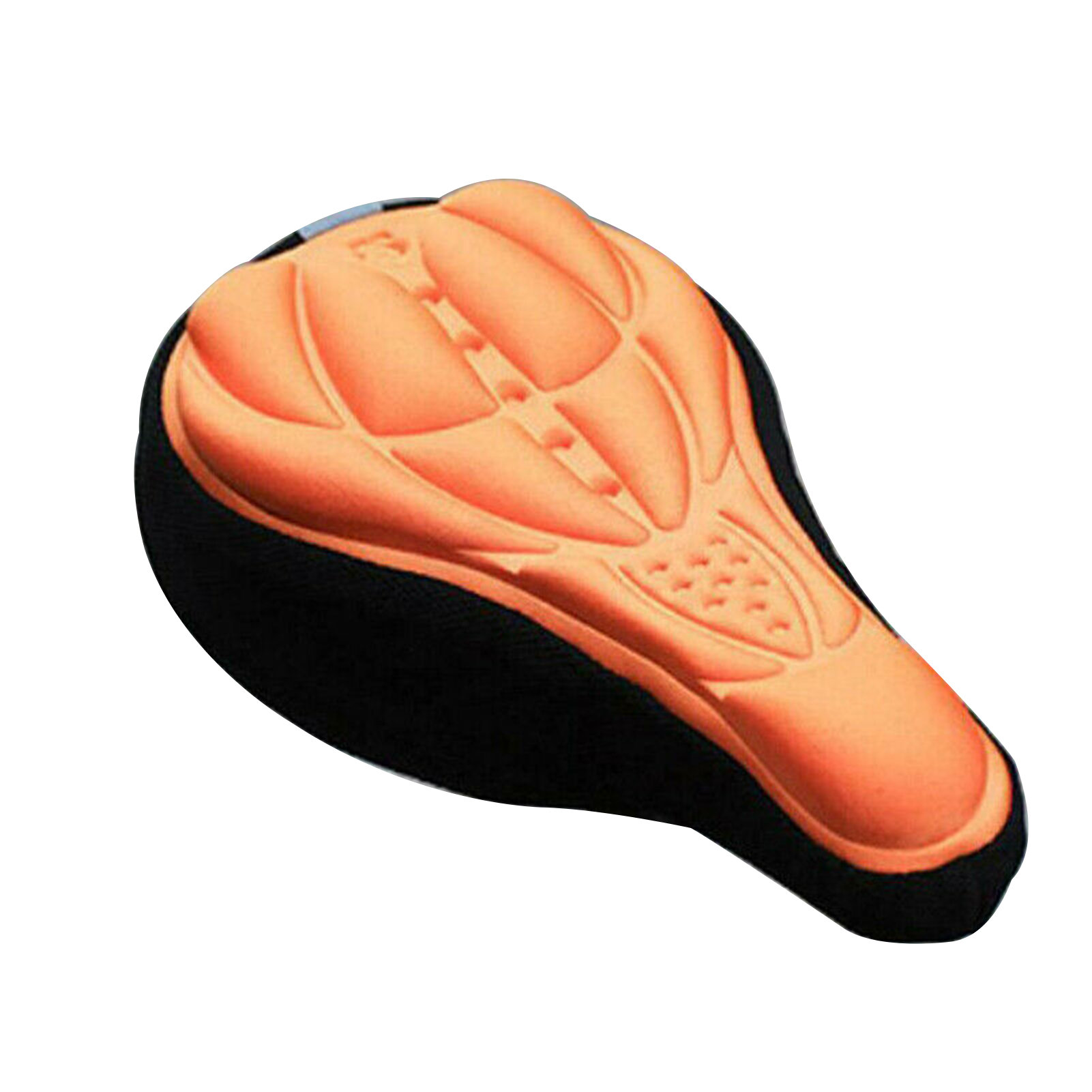 Чехол для седла велосипеда 3D Bike Breathable Soft Comfort Pad Padded Cushion (Оранжевый), материал EVA, размер 280*170*20мм, вес упаковки 40г, для BMX, горных и дорожных туристических велосипедов, 1 шт.