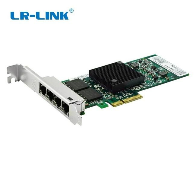 LR-LINK Quad-port Gigabit Copper Ethernet Network Adapter PCI-Ex4 (4UTP 1Gbps)